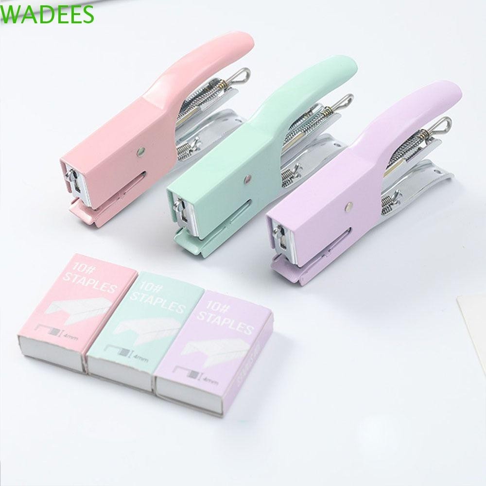 WADEES Hand-Held Stapler Student Labor-Saving Paper Staplers Hand ...