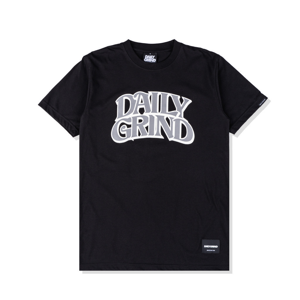 DAILY GRIND STRIP TSHIRT BLACK | Shopee Philippines