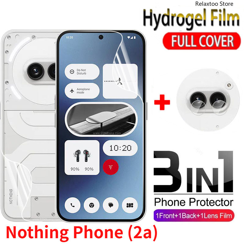 Nothing Phone2a 3IN1 Front Back Hydrogel Film For Nothing Phone 2a (2a ...