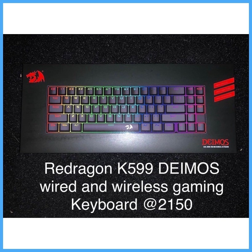 redragon k599 Deimos wired and wireless gaming mechanical keyboard ...