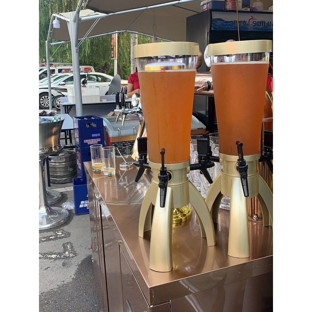 Creative Wine Cannon KTV Bar Special Beer Cannon Three Taps Beer Barrel ...