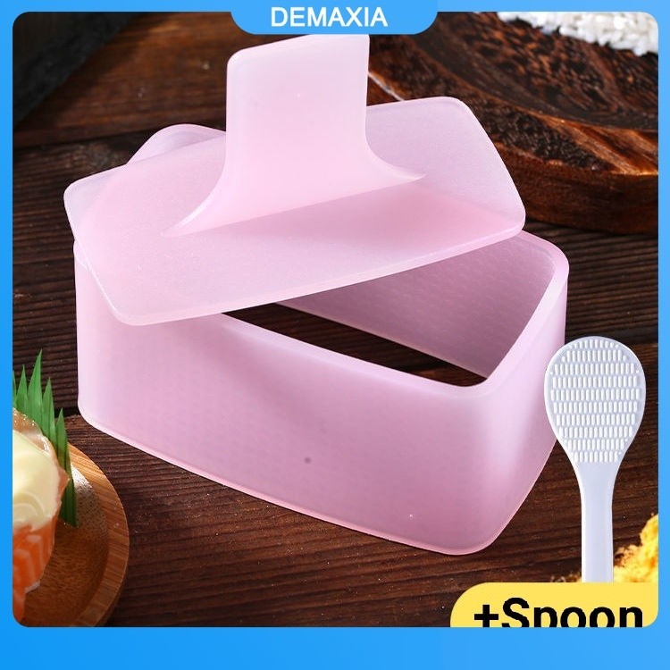 Rice Musubi Maker Mould DIY With Scoop Press Plate Mold Box | Shopee ...