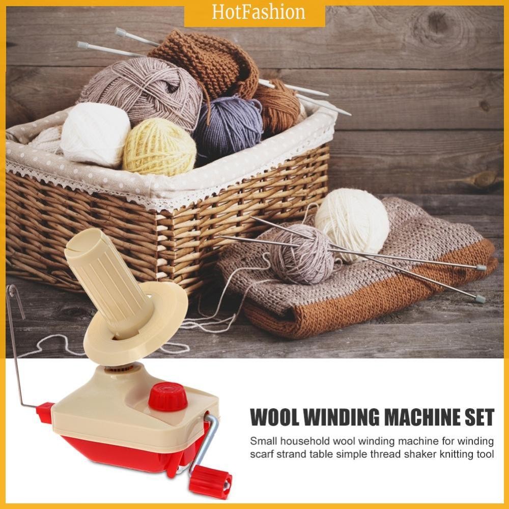 Small Hand Operated Yarn Winder Manual String Winder for DIY Knitting ...