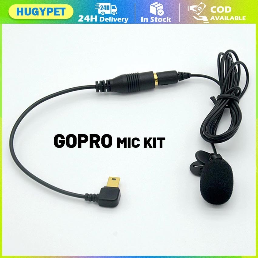 3.5mm Active Clip Microphone With USB External Mic Audio Adaptor Cable ...
