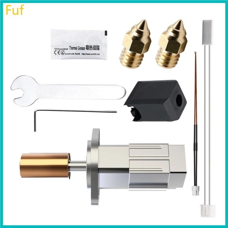 Fuf For K1 3d Printer Hotend Updated Kit Extruder Heating Block Nozzle