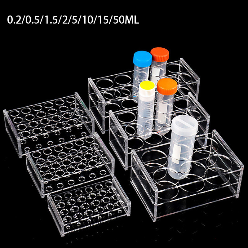 0.2ml/0.5ml/1.5ml/2ml/10ml/15ml/50ml Test Tube Rack Test Tube Holder 40 ...