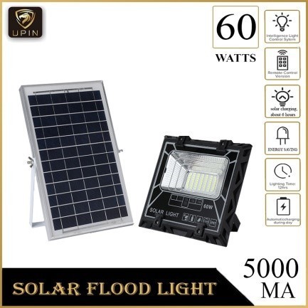 ( UP-F60W/100W/200W/300W/400W ) UPIN SOLOR FLOOD LIGHT WITH SOLAR PANEL ...