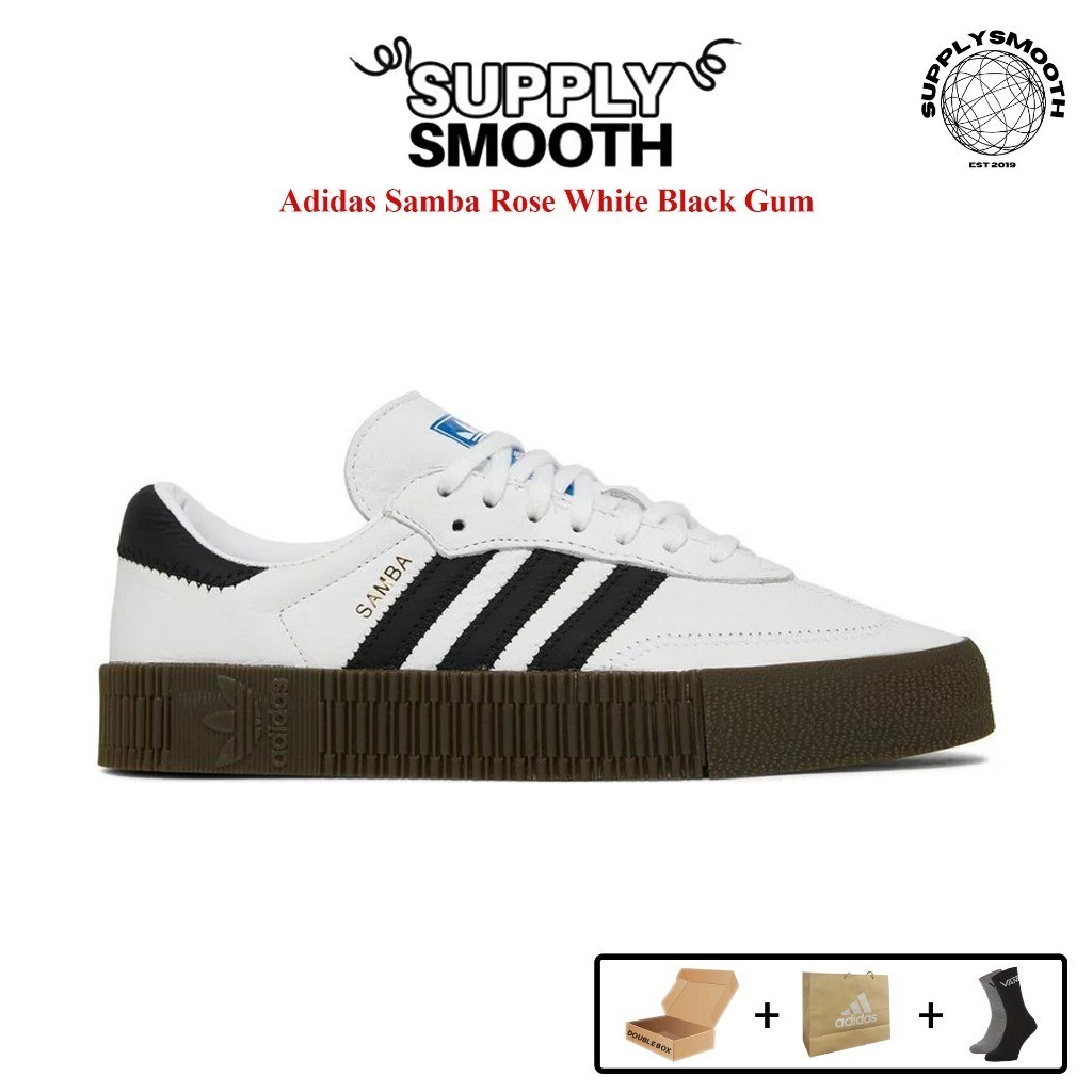 Adidas Samba Rose White Black Gum | Shopee Philippines