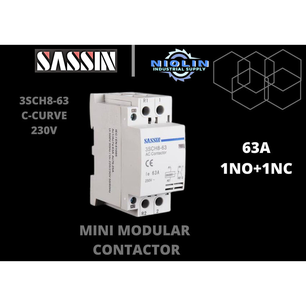 SASSIN Miniature Modular Contactor 63A | Shopee Philippines