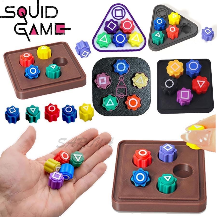 Korean Gonggi Jacks Game Stone Catching 3D Printed 5 Colors Gonggi ...