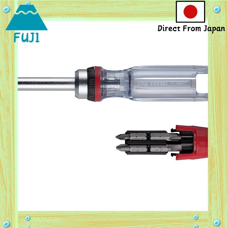 VESSEL Ratchet Screwdriver Set (with Multiple Bits) | Shopee Philippines