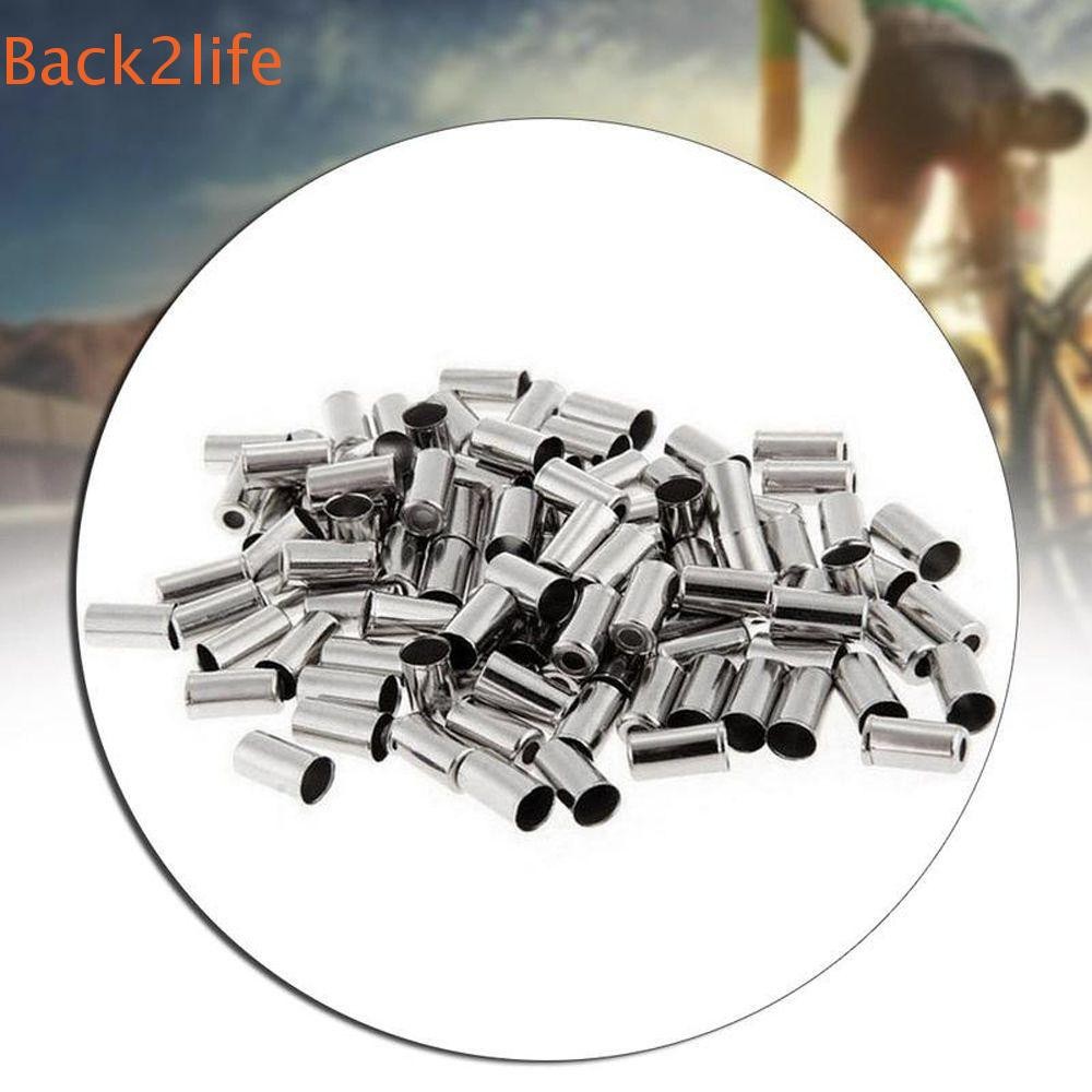 BACK2LIFE 100PCS Brake Cable Tips 2/3/5mm Bicycle 100Pcs Cord End ...