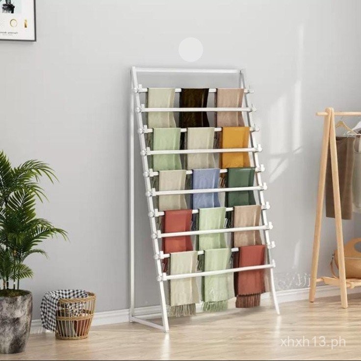 Floral Shop Wrapping Paper Ribbon Storage Rack Floor Scarf Display Rack ...