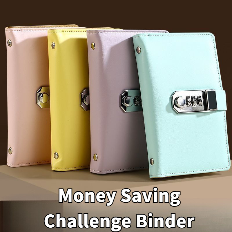 2025 New Password Lock Money Saving Challenge Binder, Budget Binder ...