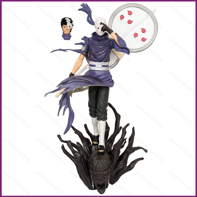 gre9 NARUTO Action Figure Uchiha Obito Replaceable heads Model Dolls ...