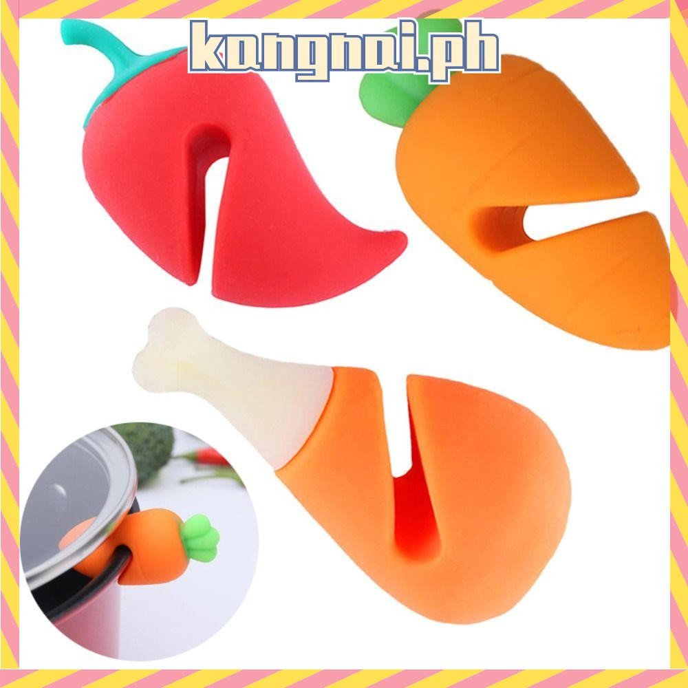 KANGNAI Anti-Spill Tool, Cute Silicone Pot Cover Overflow Preventers ...
