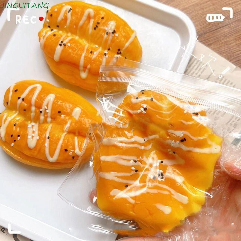 JINGUITANG Dough Sticks Squeeze Toys, Slow Rebound Cartoon Fried Bread ...