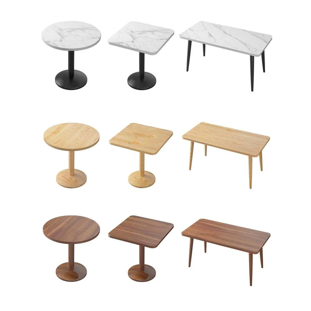 Milk Tea Shop Tables and Chairs Coffee Shop Chai Dali Imitation Stone ...