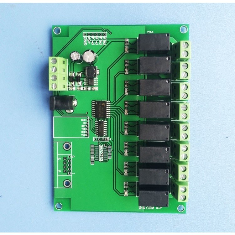 8/8-way relay module PLC cycle sequence start delay power sequencer ...