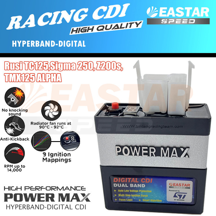 Racing CDI (DC) for KRY 125/150/200 Rusi TC125,Sigma 250, Z200s, TMX125 ...