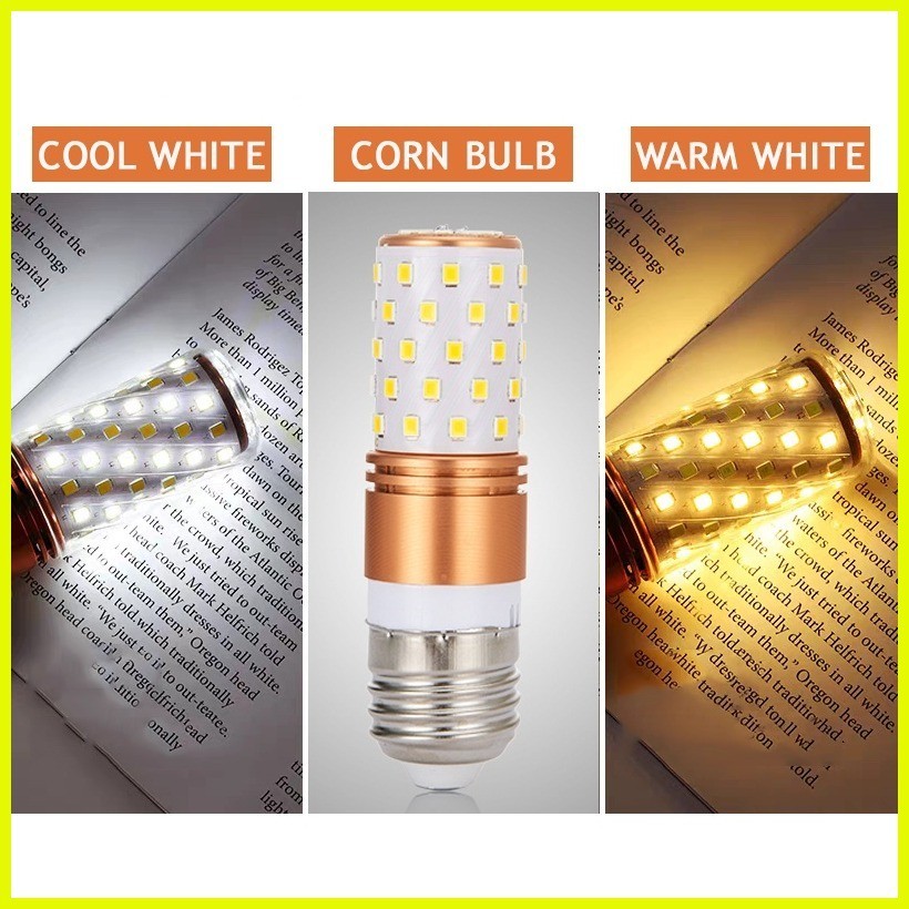 Warm White & Cool White 12/16watts LED Corn bulb Ultra Bright Light ...