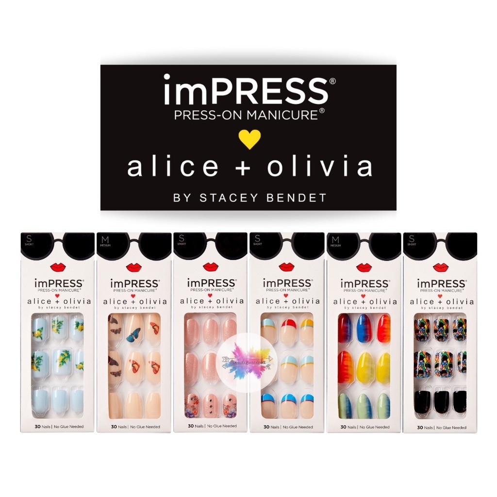 ♞imPRESS Nails Press-on Manicure NUF Tom Bachik Alice + Olivia ...
