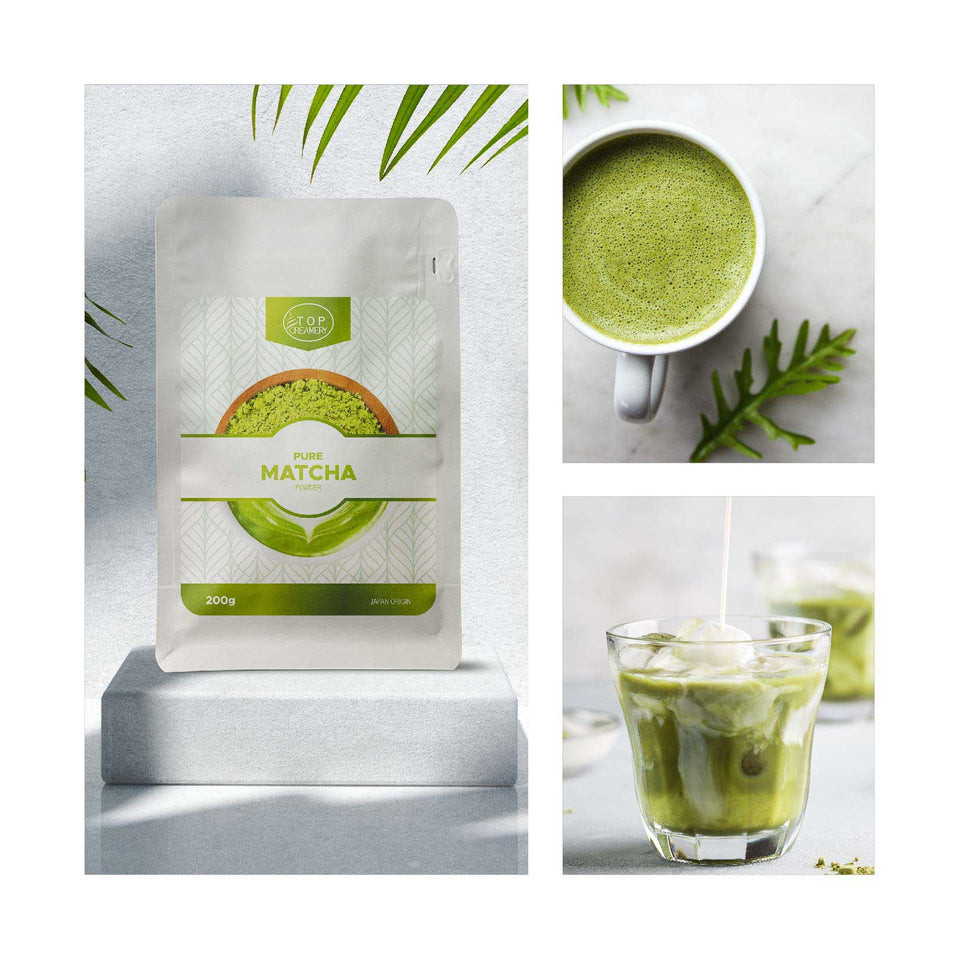 Top Creamery Pure Matcha Powder 200g | Shopee Philippines