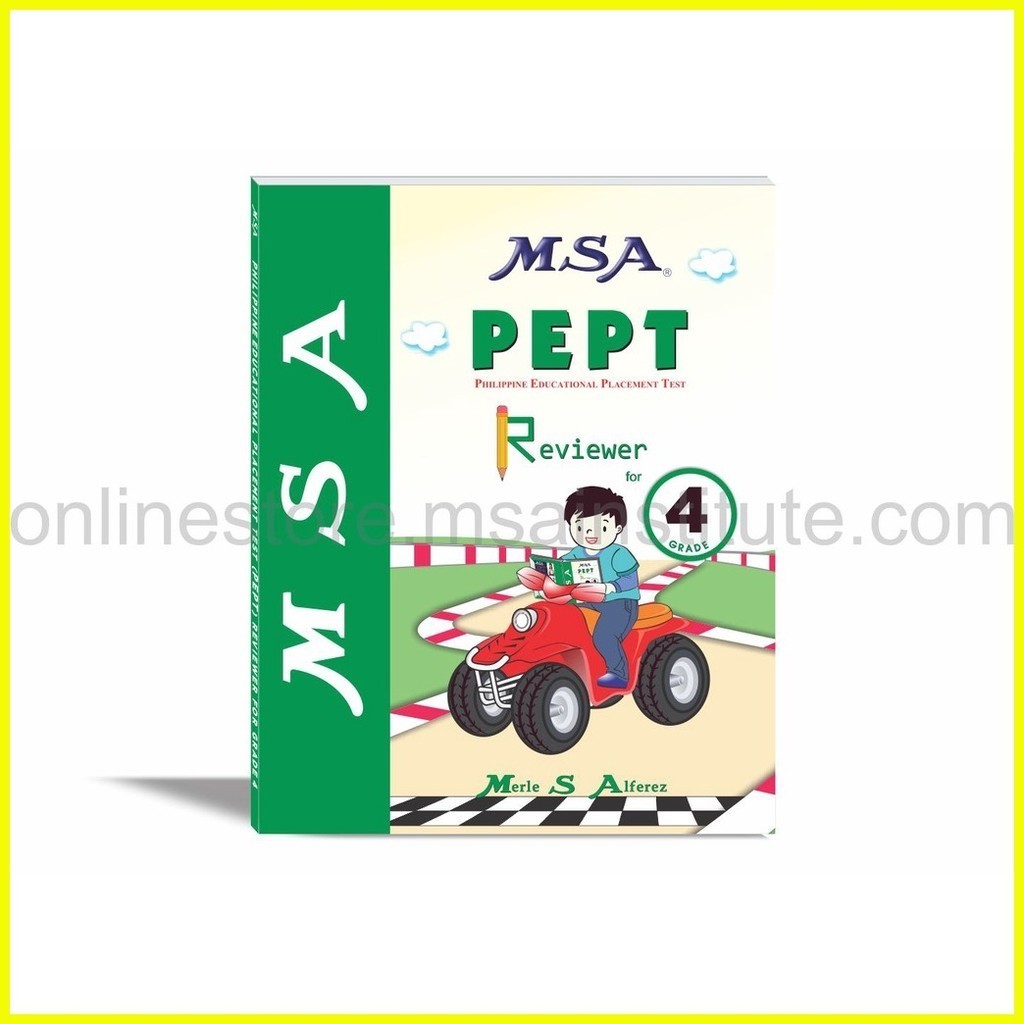 MSA Philippine Educational Placement Test (PEPT) for Grade 4 (Authentic ...