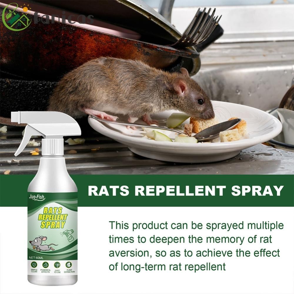 Car Mouse Control Spray Plant-Based Formula Mouse Repellent Peppermint ...
