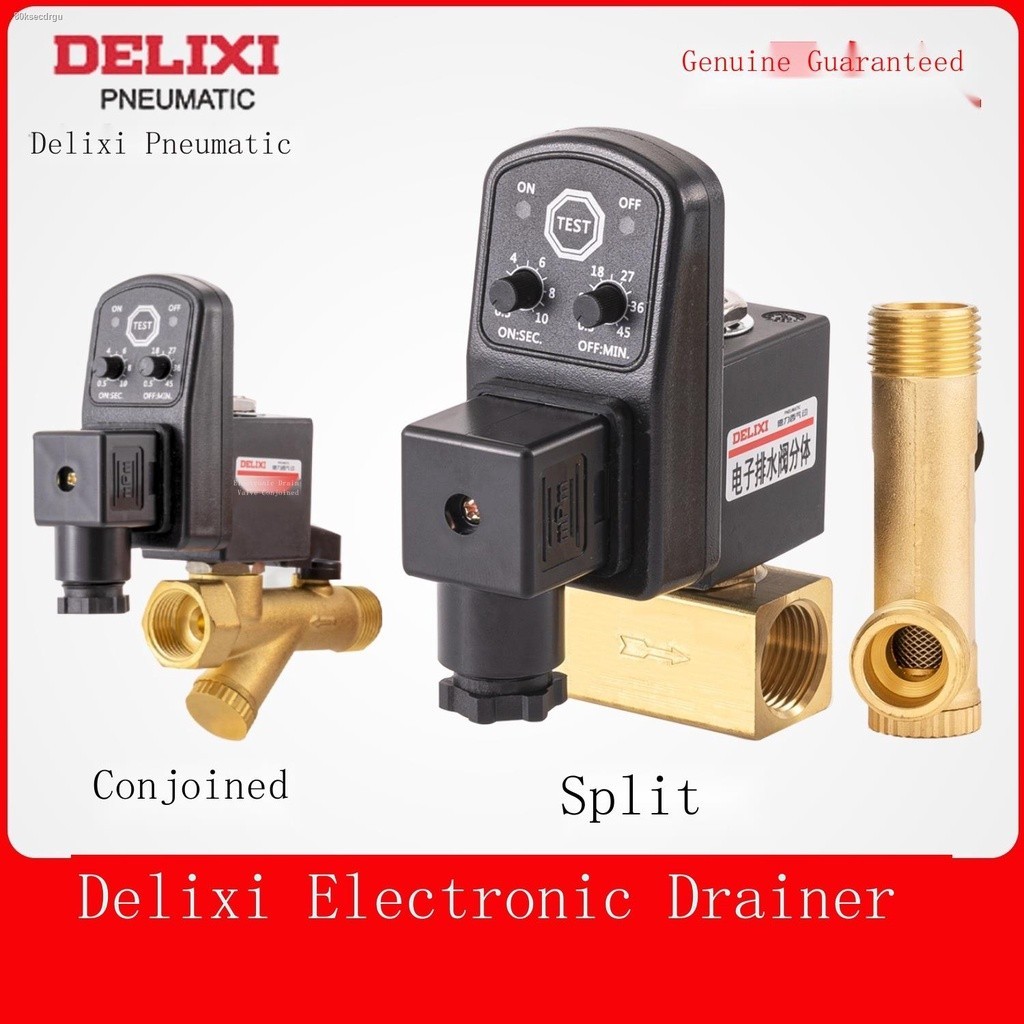 Delixi electronic drain valve air compressor air storage tank cold ...