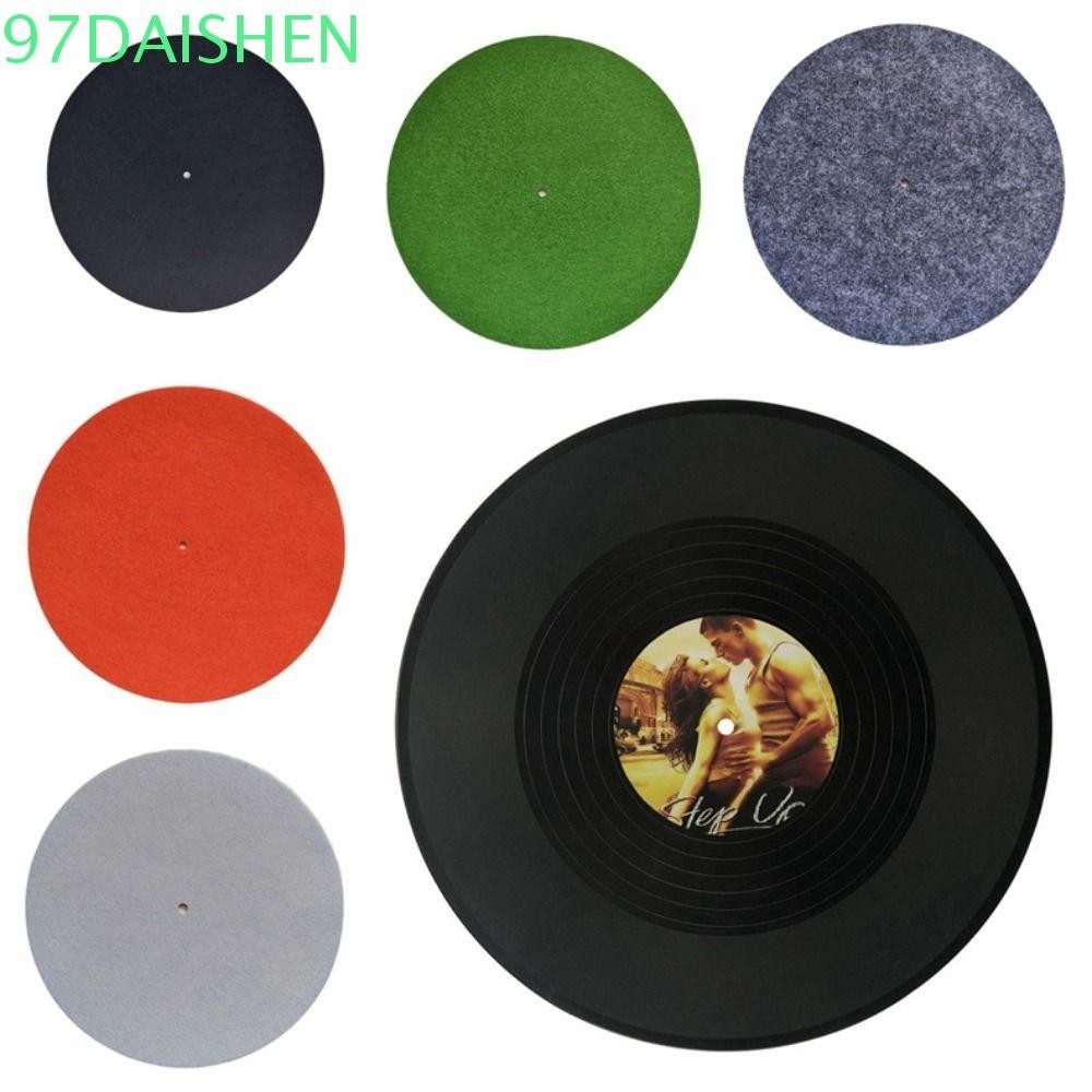 DAISHEN Felt Turntable Platter Mat, 3mm Thick Anti-static LP Slip Mat ...
