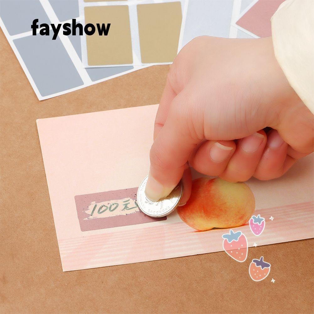 FAY 100PCS 23mmx42mm Self-Adhesive Labels Rectangle Activity Card ...