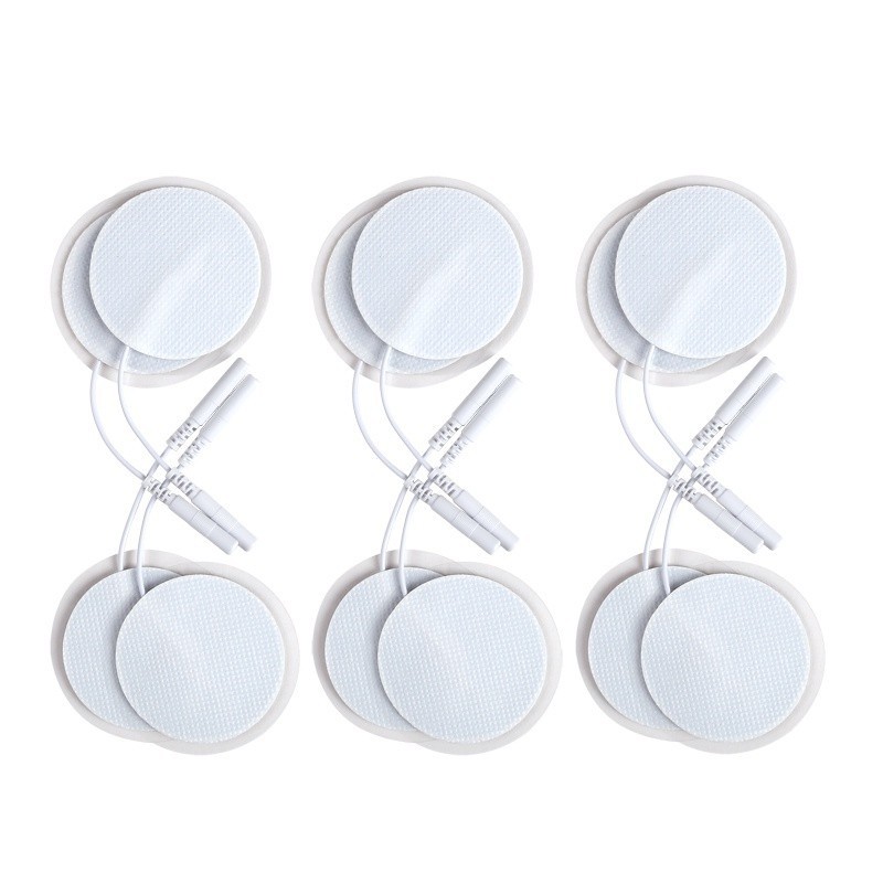 Electrode Pads Fabric Non-Self-Adhesive Silicone Tension Gel Electrodes ...