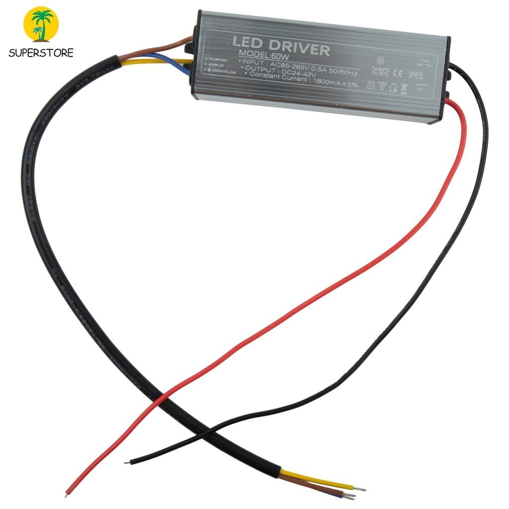 SFR LED Driver 10W-60W 300-1800MA Power Supply Floodlight LED ...