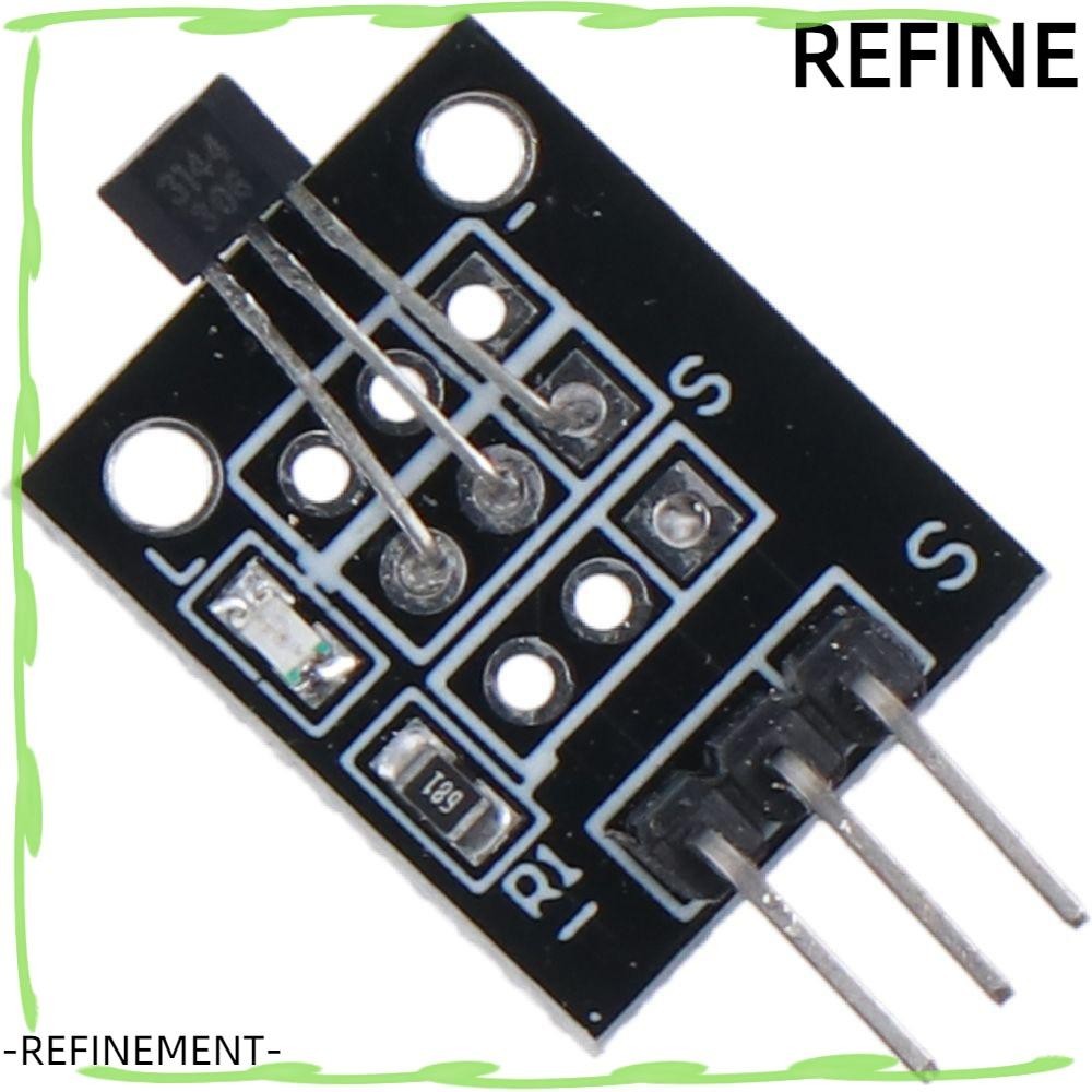 REFINEMENT 5pcs Hall Magnetic, KY-003 Black Sensor Module, hall effect ...