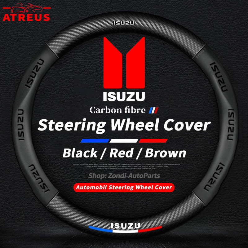 Isuzu Dmax Mux Car Steering Wheel Cover Carbon Fiber Steering Wheel ...