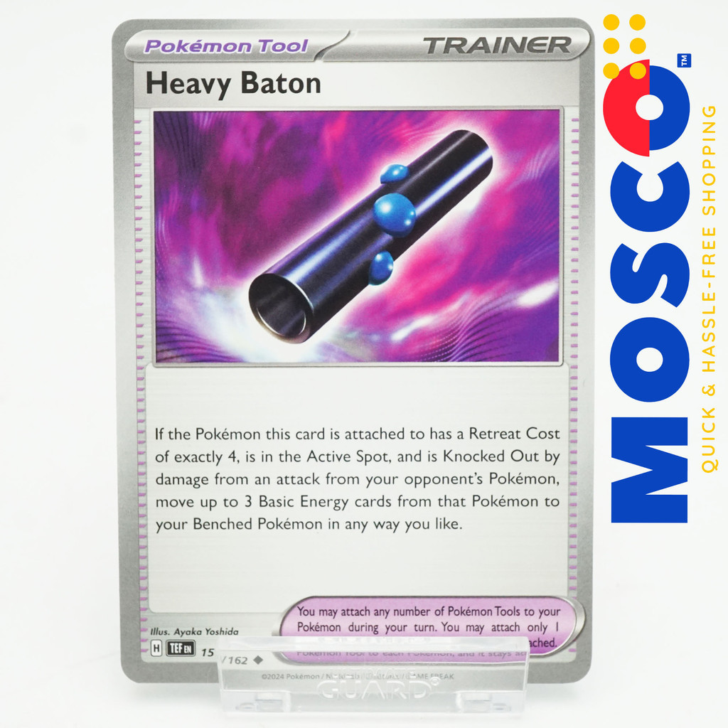 Heavy Baton - 151/162 - Uncommon Scarlet & Violet: Temporal Forces ...