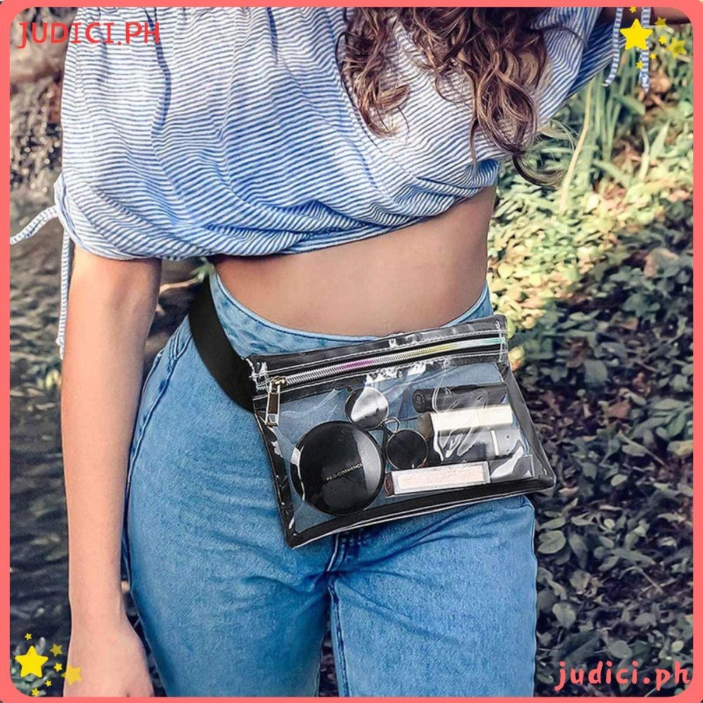 JUDICI Sports Fanny Pack, Transparent PVC Crossbody Chest Bag, TPU ...