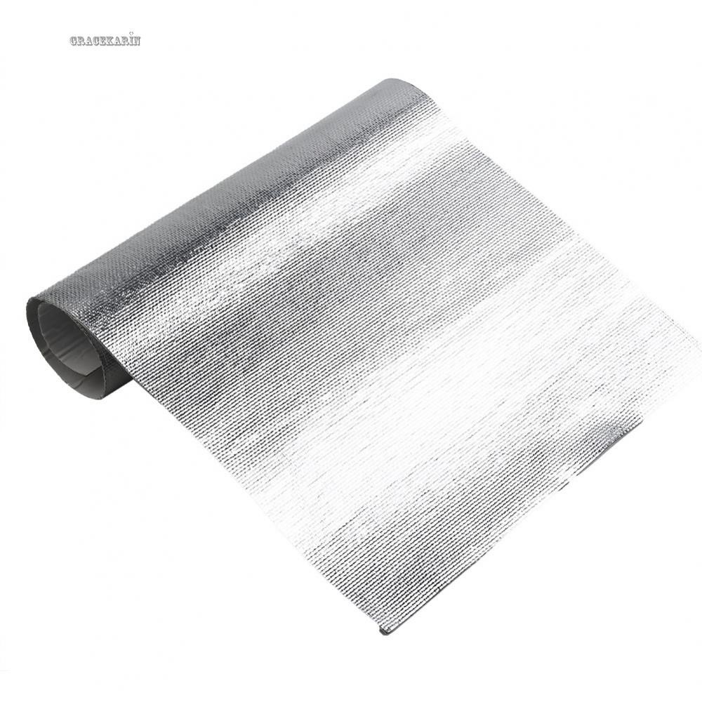 Durable Heat Shield Barrier Aluminum Fiberglass Cloth with Adhesive 12 ...
