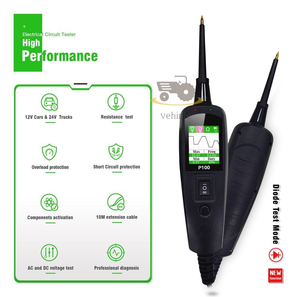 Automotive Circuit Tester Power Circuit Probe Kit Car Voltage/Resistant ...