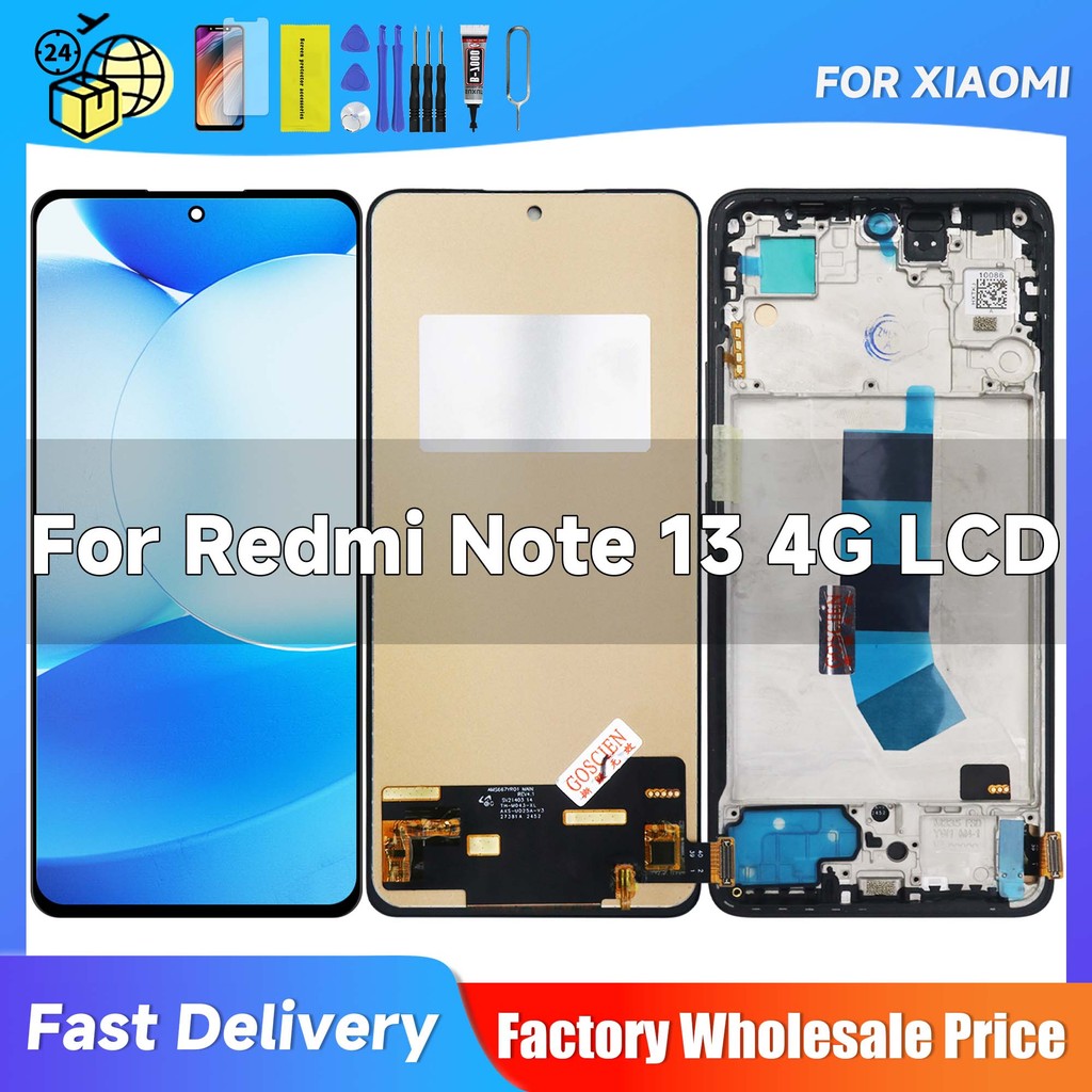 AMOLED / TFT For Xiaomi Xiaomi Redmi Note 13 4G 23129RAA4G 23124RA7EO ...