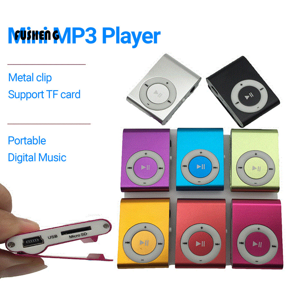 FS 35mm Jack MP3 Digital Player for Student USB MP3 Digital Player ...