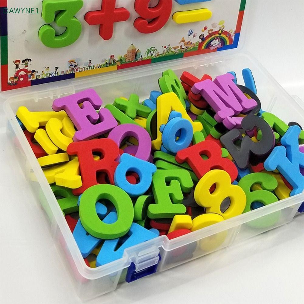 DWAYNE1 24pcs EVA Magnetic Letter Sticker, Magnetic Alphabet Letters ...