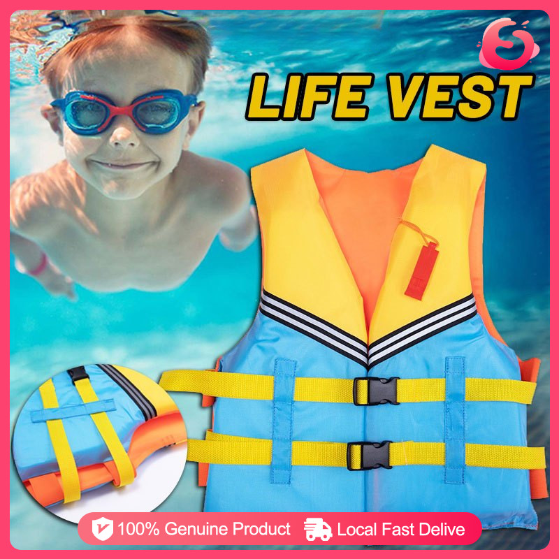 Life Vest Jacket Kids Marine Safety Life Vest For Kids Outdoor Oxford ...