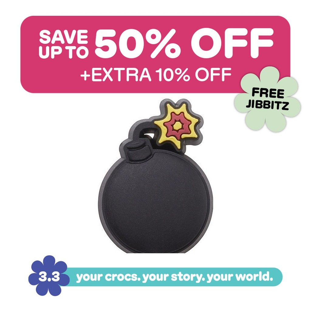 Crocs Jibbitz Charm Bomb.Com | Shopee Philippines