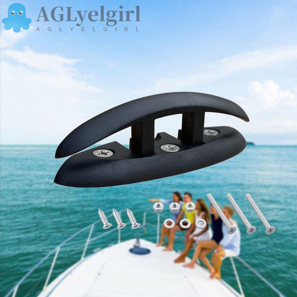 AGLYELGIRL Bollard Accessories 5 Inch Folding Cleats Mooring Marine ...