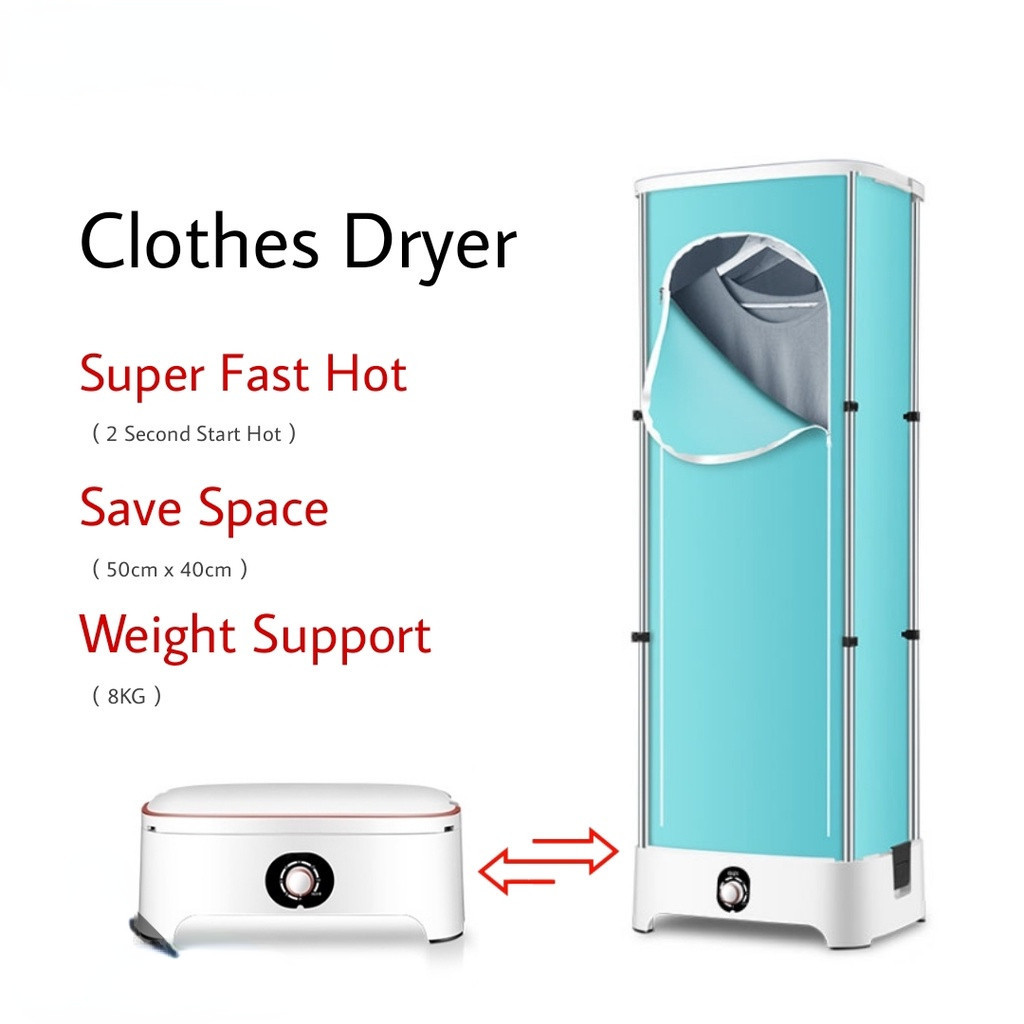 900W Folding Mini Clothes Dryer for Household Dormitory Portable Quick ...