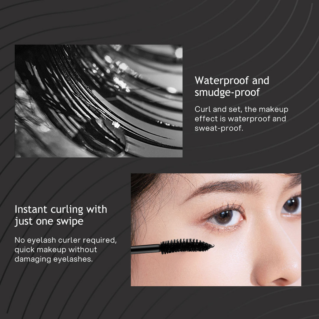 Ashley Shine Waterproof Mascara Lasting Smudge-proof Curling Mascara ...
