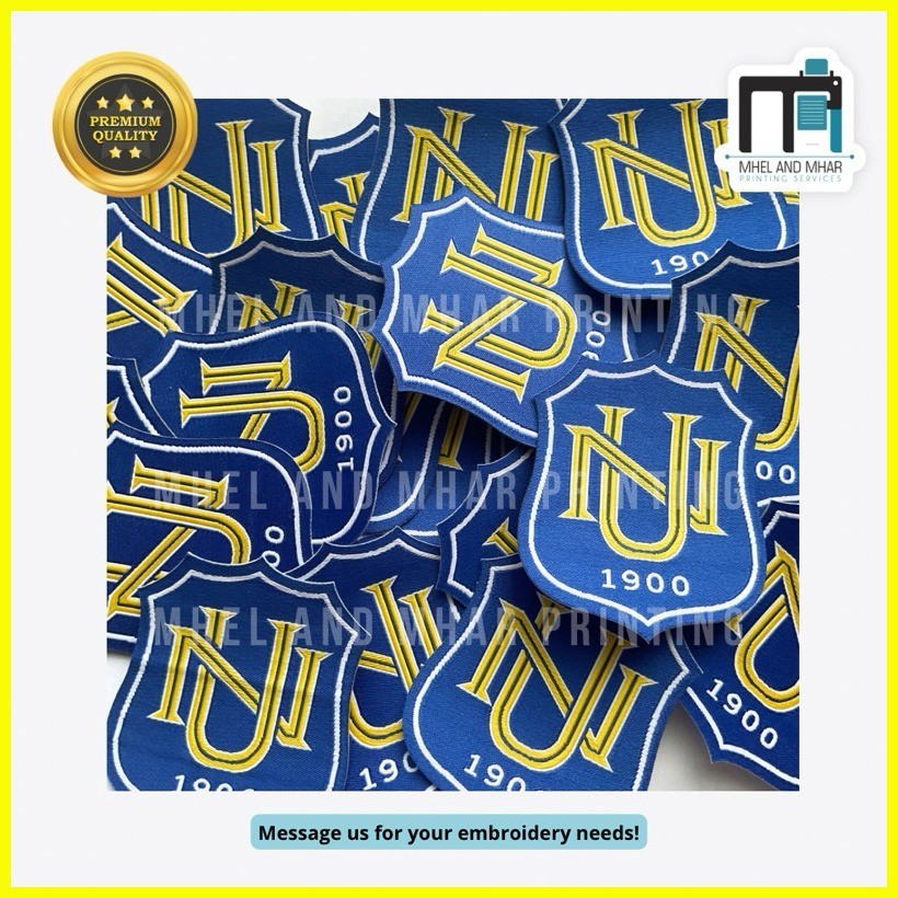 NU Embroidered/Woven Patches | Shopee Philippines