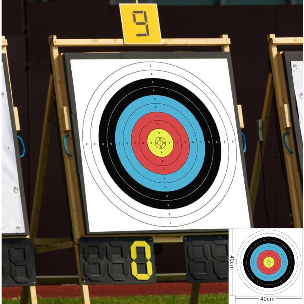 30PCS/SET Matte Hanging Target Paper Outdoor Archery Target Paper ...